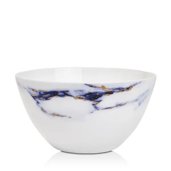 Prouna Marble Small Vegetable Bowl - Azure