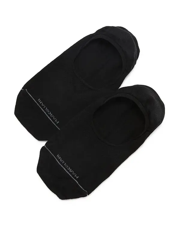 Marcoliani Invisible Touch No-show Socks - Black