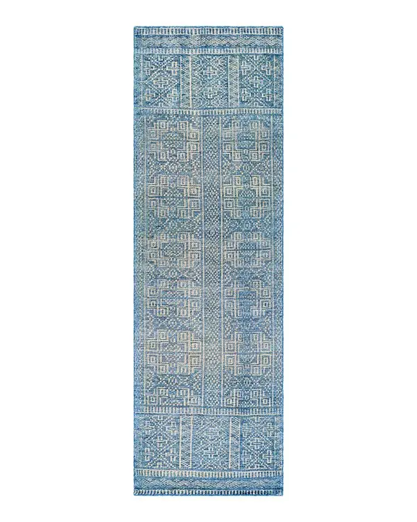 SURYA Livorno Lvn-2300 Runner Area Rug, 2'6 X 8 - Denim/khaki
