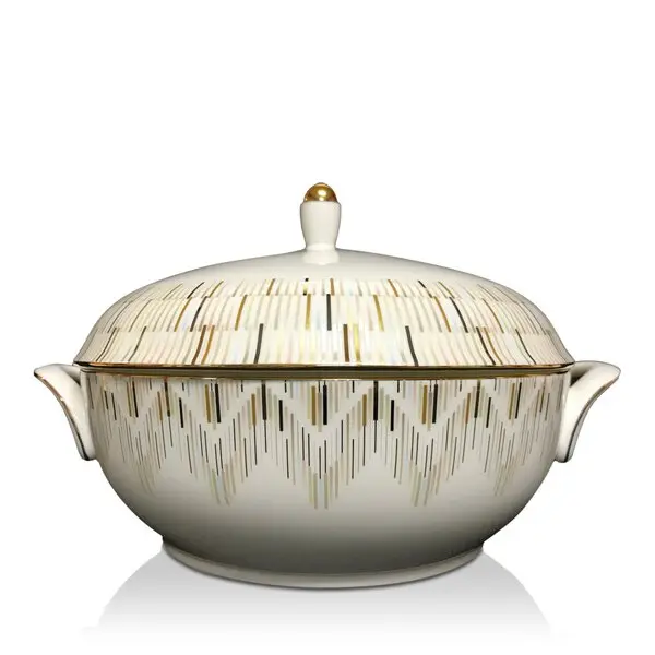 Prouna Luminous Covered Vegetable Bowl/soup Tureen
