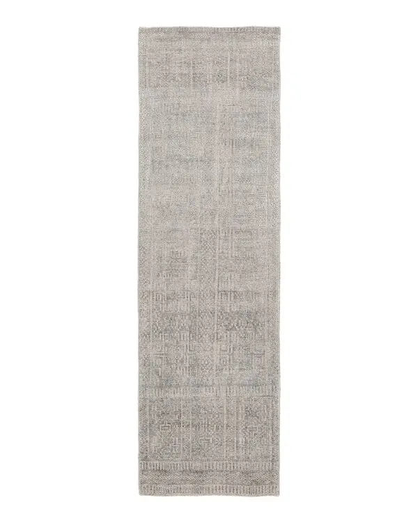 SURYA Livorno Lvn-2302 Runner Area Rug, 2'6 X 8 - Medium Gray/taupe