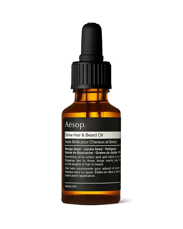Aesop Shine Hair & Beard Oil 0.9 Oz - No Color
