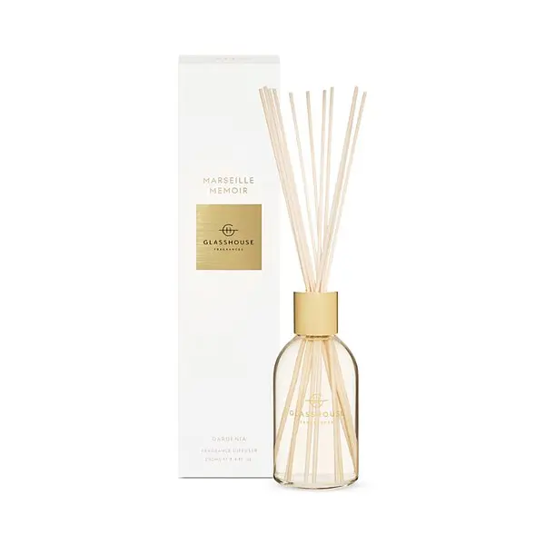 GLASSHOUSE FRAGRANCES Marseille Memoir 8.4 Fl. Oz. Fragrance Diffuser - Clear
