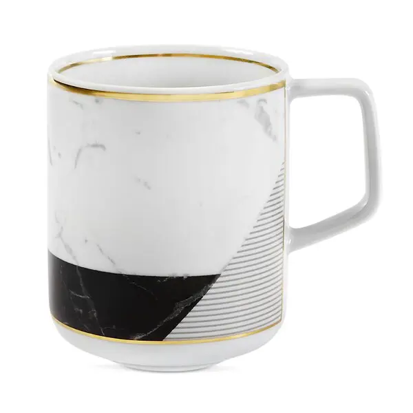 VISTA ALEGRE Carrara Mug - Black/white