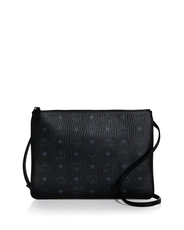 Mcm Aren Visetos Pouch - Black