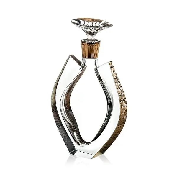VISTA ALEGRE Fenix Case With Whisky Decanter - Gold