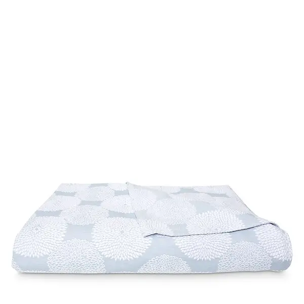 ANNE DE SOLENE Dahlia Coverlet, Queen - Blue