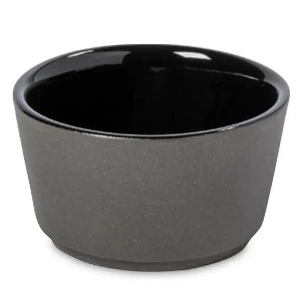 COSTA NOVA Lagoa Eco Gris Ramekin/butter Dish - Black