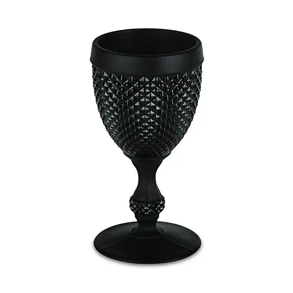 VISTA ALEGRE Bicos Bicolor Matte And Gloss Goblet - Black