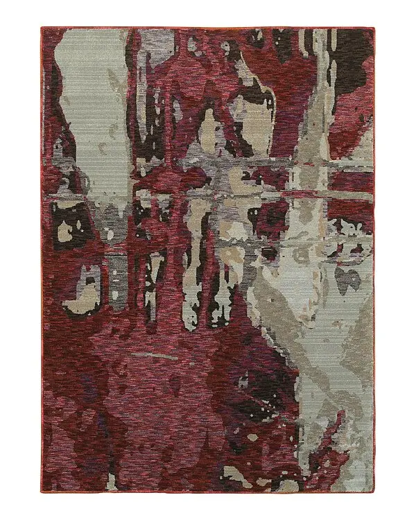 ORIENTAL WEAVERS Evolution 8028b Area Rug, 8'6 X 11'7 - Red/beige