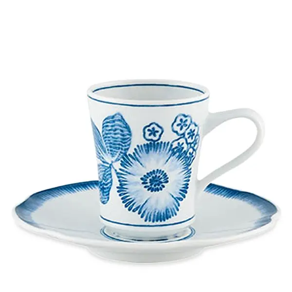 VISTA ALEGRE Coralina Coffee Cup And Saucer Exclusive - Blue