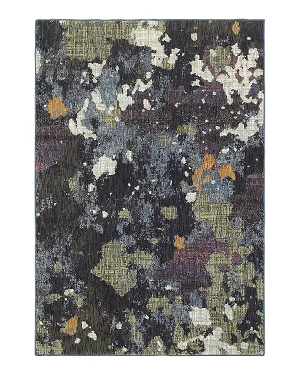 ORIENTAL WEAVERS Evolution 8029a Area Rug, 6'7 X 9'6 - Navy/green