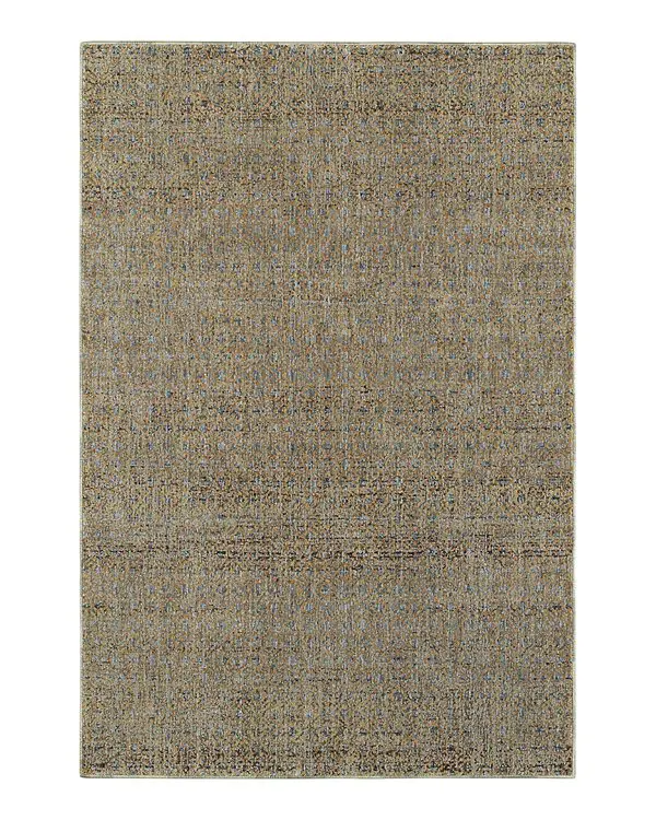 ORIENTAL WEAVERS Atlas 8048 Area Rug, 7'10 X 10'10 - Blue/gold