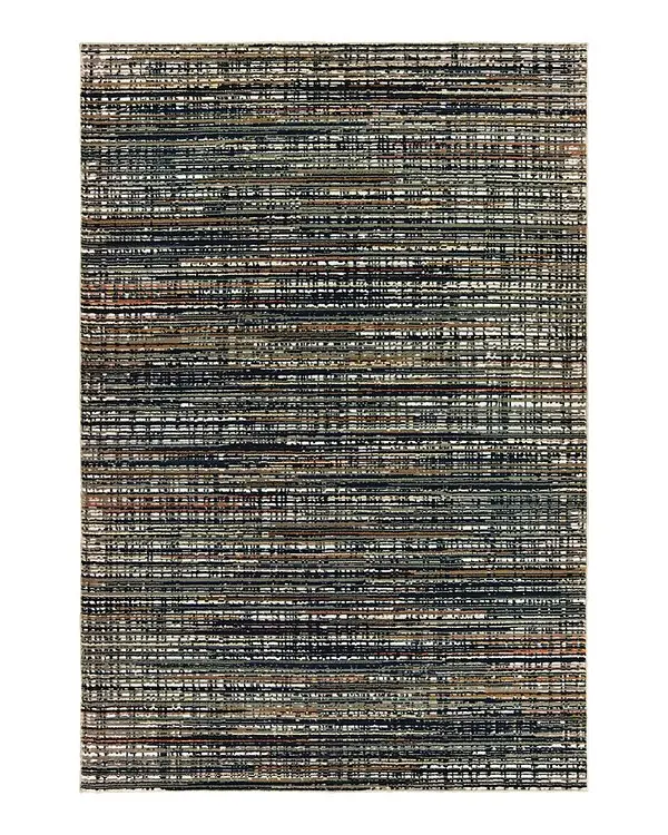 ORIENTAL WEAVERS Bowen 1332 Runner Rug, 2'3 X 7'6 - Black/navy