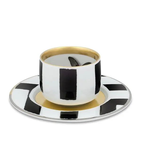 VISTA ALEGRE Sol Y Sombra Christian Lacroix Espresso Cup & Saucer - No Color