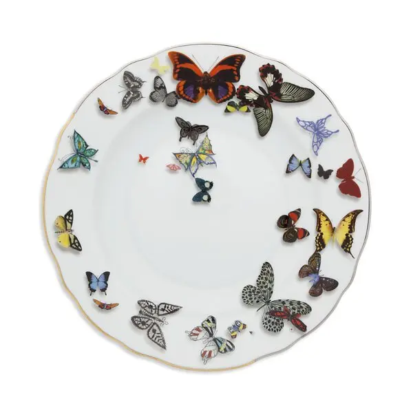 VISTA ALEGRE Butterfly Parade Christian Lacroix Soup Plate - Multi
