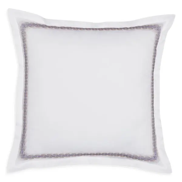 AMALIA HOME COLLECTION Arcada Euro Sham Exclusive - White/greige