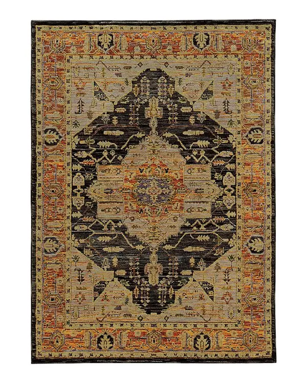 ORIENTAL WEAVERS Andorra 7138b Round Rug, 7'10 X 7'10