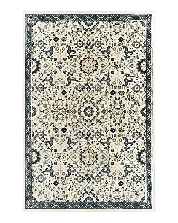 ORIENTAL WEAVERS Bowen 73j Area Rug, 5'3 X 7'6 - Ivory/navy