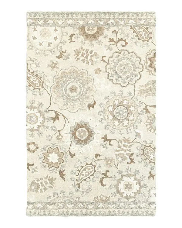ORIENTAL WEAVERS Craft 93005 Area Rug, 3'6 X 5'6 - Ivory/gray