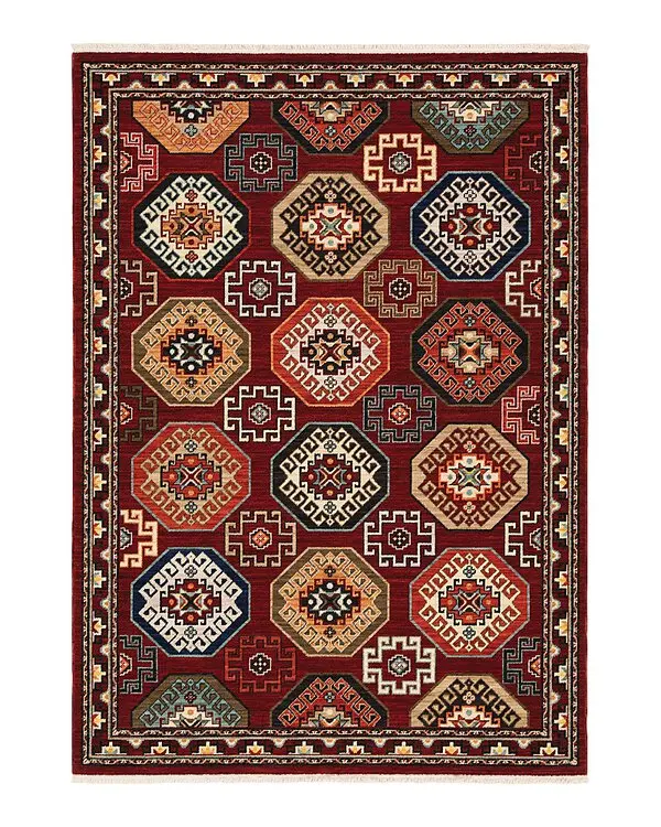 ORIENTAL WEAVERS Lilihan 091r6 Area Rug, 3'3 X 5 - Red/multi