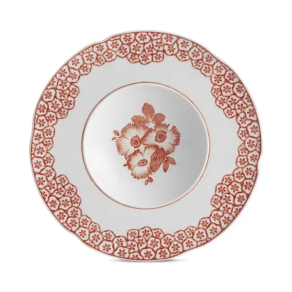 VISTA ALEGRE Coralina Soup Plate - Coral