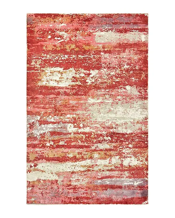 ORIENTAL WEAVERS Formations 70004 Area Rug, 8' X 10 - Pink/red