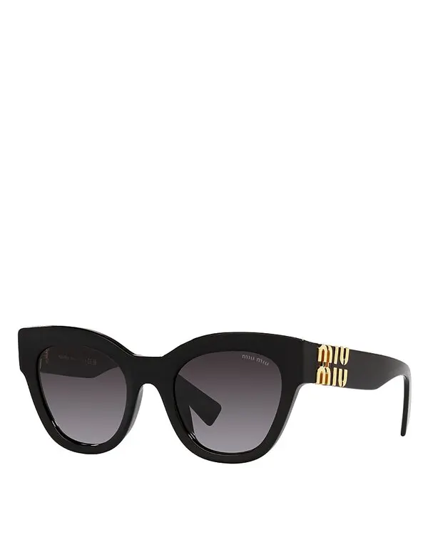 Miu Miu 51mm Cat Eye Sunglasses - Black Gradient