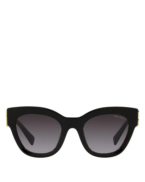 Miu Miu 51mm Cat Eye Sunglasses - Black Gradient