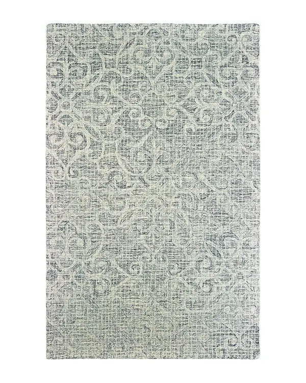 ORIENTAL WEAVERS Tallavera 55602 Area Rug, 5' X 8 - Blue/ivory