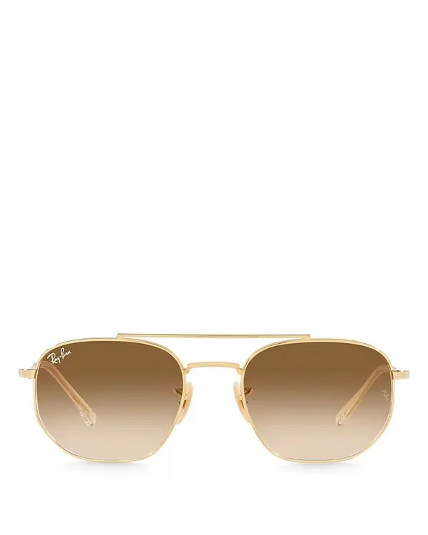 Ray-ban Angular Sunglasses - Gold/brown Gradient