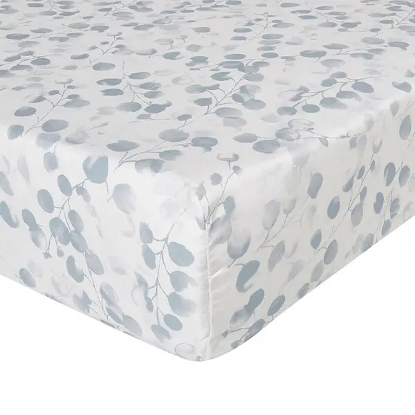 ANNE DE SOLENE Rosee Fitted Sheet, Queen - Bleu