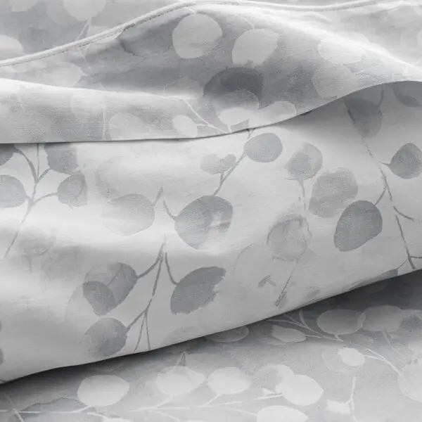 ANNE DE SOLENE Rosee Fitted Sheet, Queen - Gris