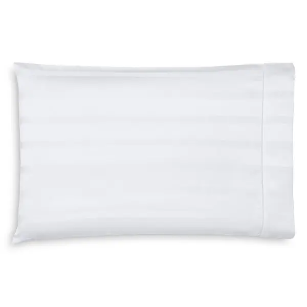 SFERRA Giza 45 Stripe Standard Pillowcase, Pair - White