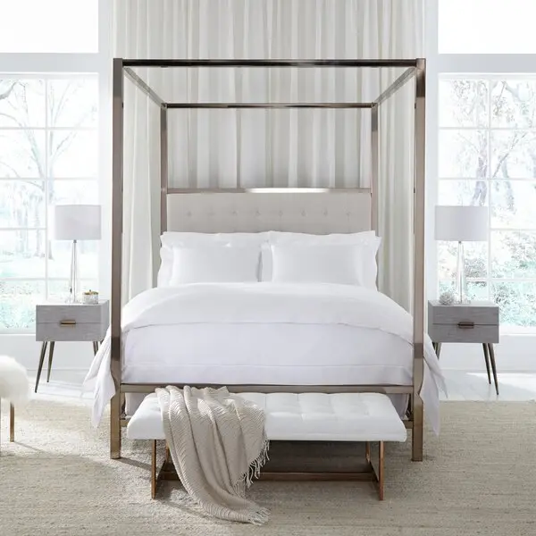 SFERRA Giza 45 Sateen Duvet Cover, King - White