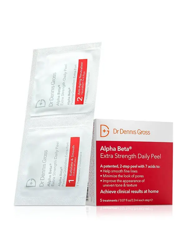 DR. DENNIS GROSS SKINCARE Alpha Beta Extra Strength Daily Peel, 5 Pads - No Color