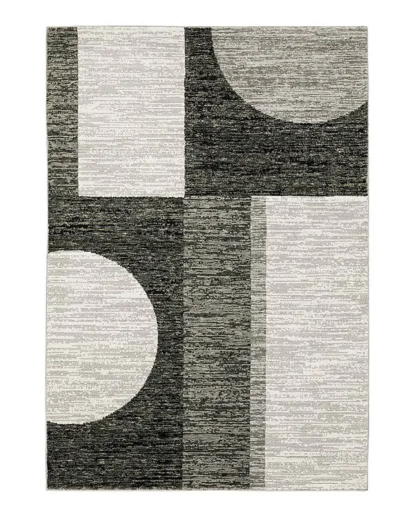 ORIENTAL WEAVERS Strada Str06 Area Rug, 6'7 X 9'6 - Gray