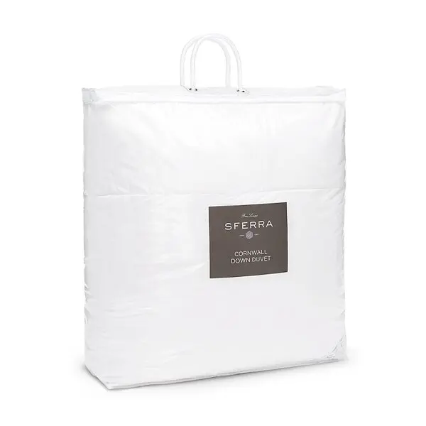 SFERRA Cornwall Heavyweight Down Comforter, Queen - White