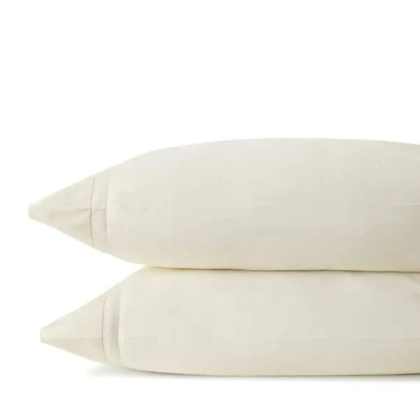 SFERRA Finna Standard Pillowcase, Pair - Ivory