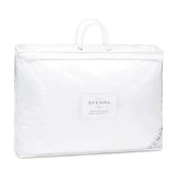 SFERRA Arcadia Firm King Down Alternative Pillow - White