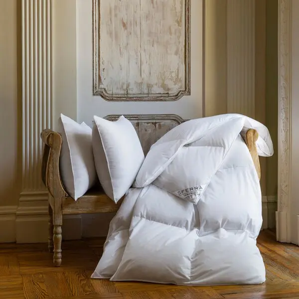 SFERRA Cornwall Medium Down Pillow, Queen