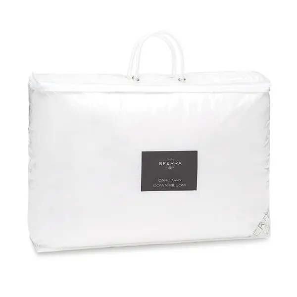 SFERRA Cardigan Soft Queen Down Pillow - White