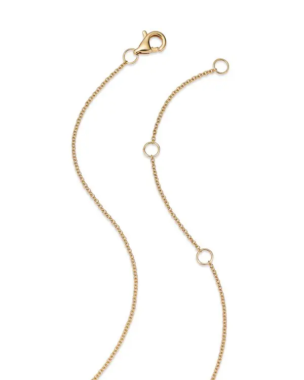 Bloomingdale'S Diamond Solitaire 14k Yellow Necklace