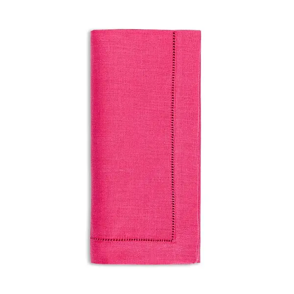 SFERRA Festival Cocktail Napkins, Set Of 6 - Raspberry
