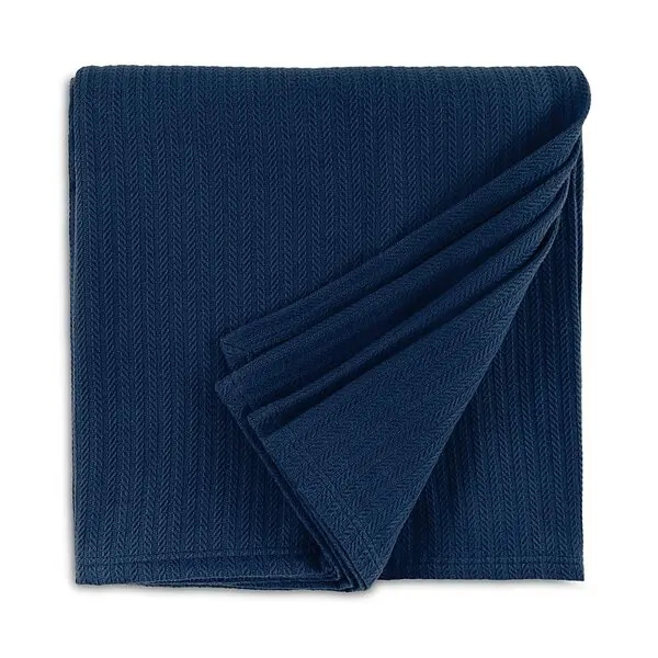 SFERRA Grant Blanket, Full/queen - Navy Blue