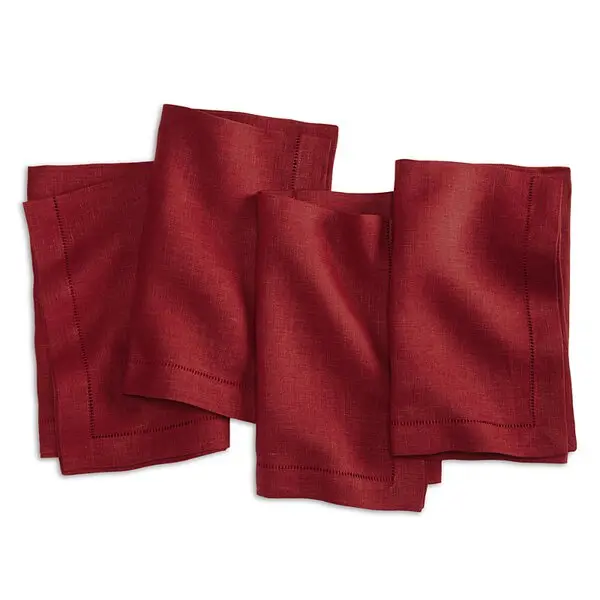 SFERRA Festival Dinner Napkins, Set Of 4 - Cinnabar