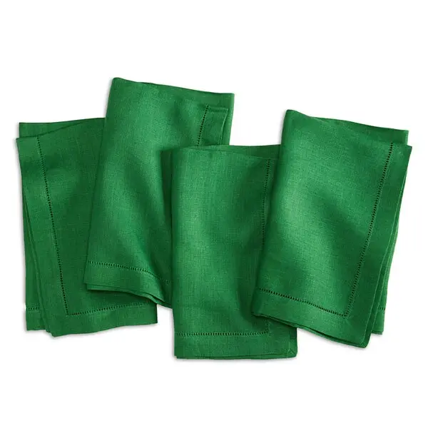 SFERRA Festival Dinner Napkins, Set Of 4 - Emerald
