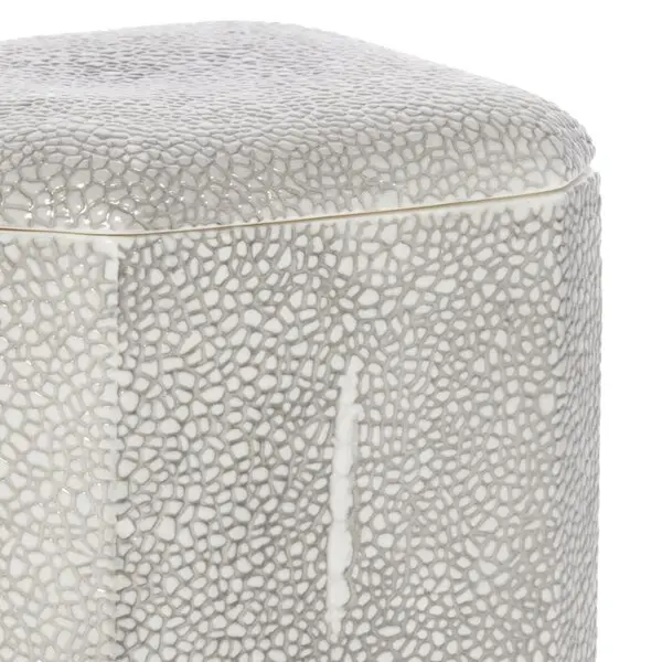 KASSATEX Shagreen Cotton Ball Jar