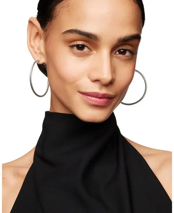 David Yurman Cable Hoop Earrings