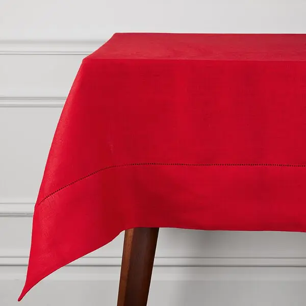 SFERRA Festival Tablecloth, 66 X 124 - Red